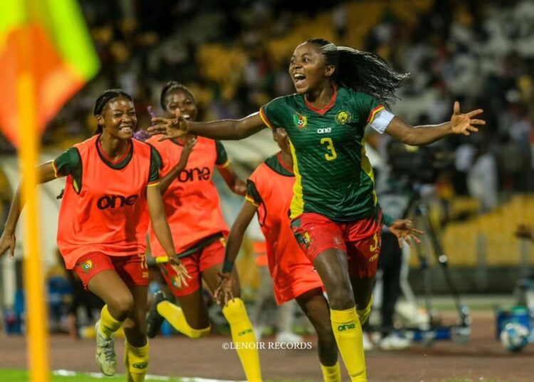 Cameroon 3-0 Uganda: Falone Meffometou fires Lionesses into crunch ...